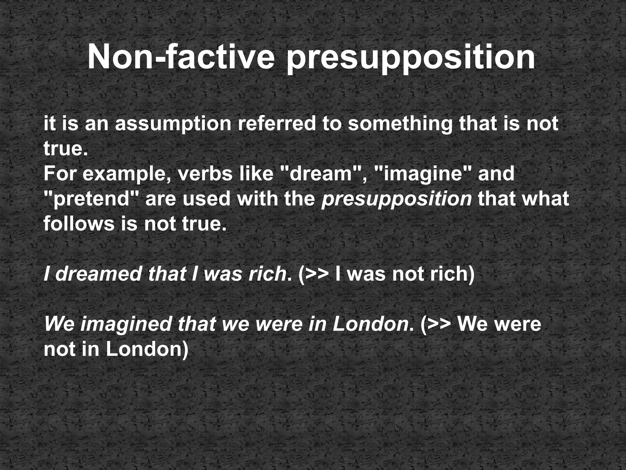 Presupposition | PPSX