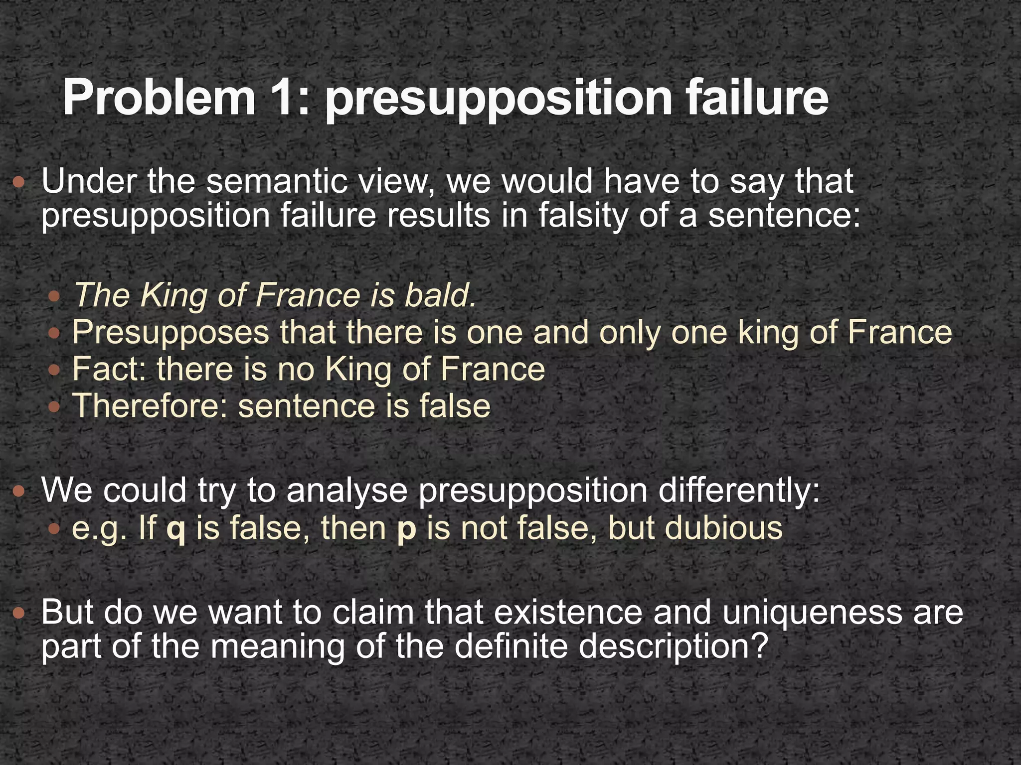 Presupposition | PPSX