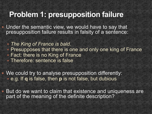 Presupposition | PPSX