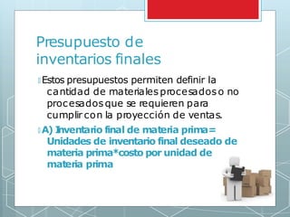 Guia Para Obtener Presupuestos Y Tipos De Presupuestos Ppt