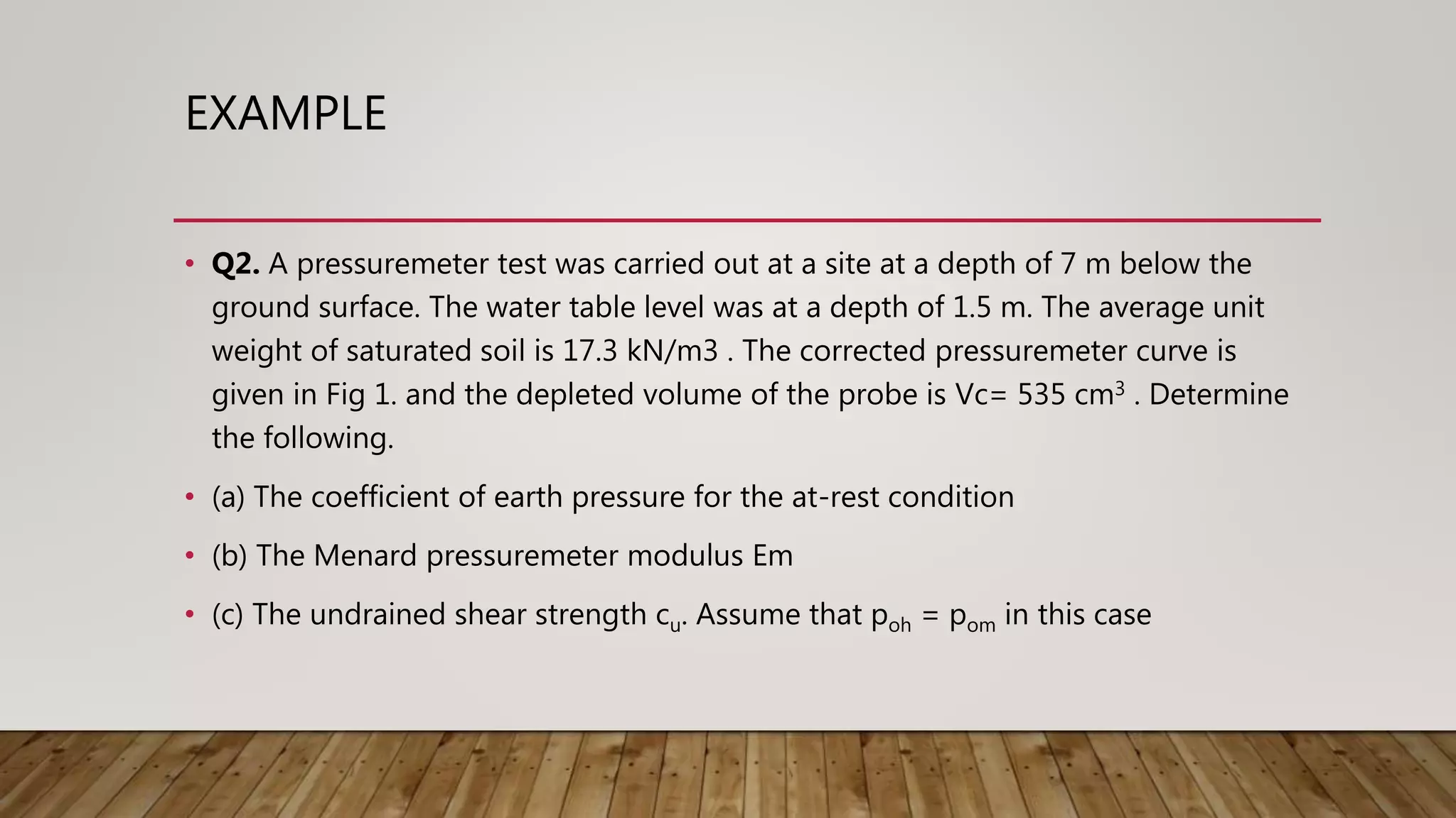 Presuremeter presentation | PPTX