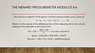 Presuremeter presentation | PPTX