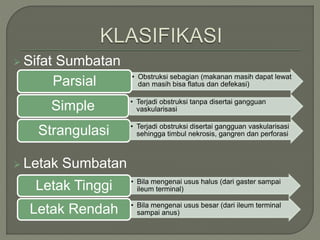 Presus ileus obstruktif dr. gunawan siswadi, sp. b | PPTX