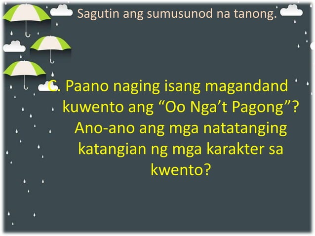 Pagsagot sa Tanong na Bakit at Paano | PPTX
