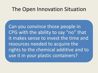 Case Study for Workshop 1 Second Annual Open Innovation Summit | PPTX