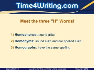 Pres_Writing_Mechanics_Homophones_Homonym.pptx