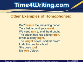 Pres_Writing_Mechanics_Homophones_Homonym.pptx