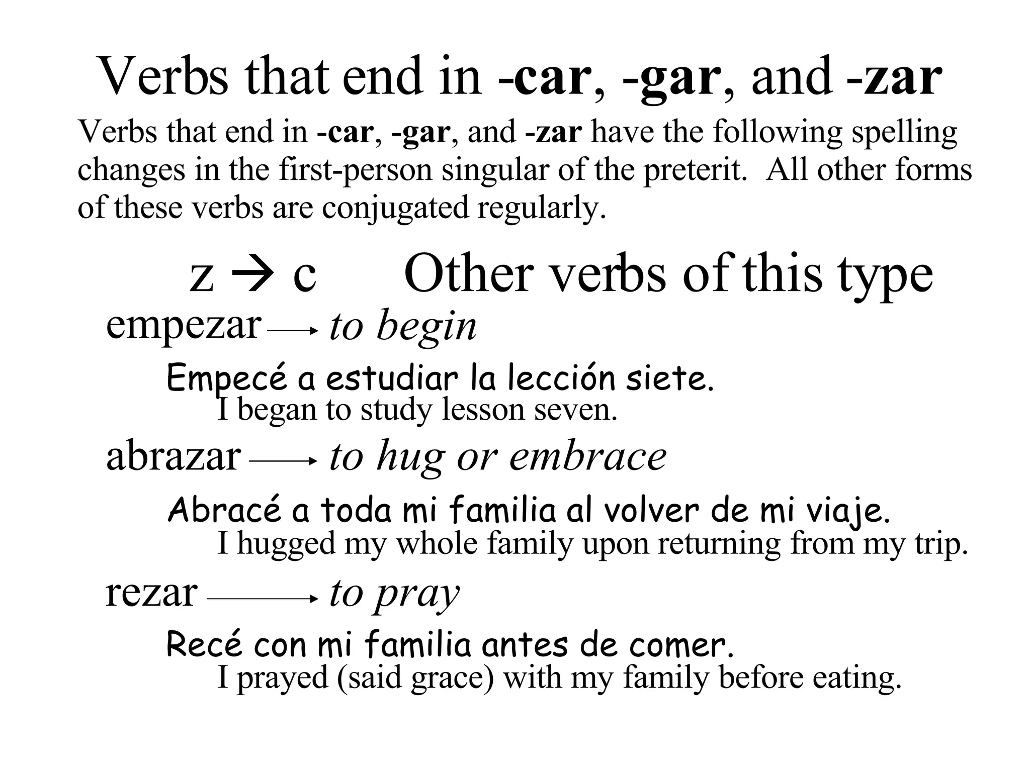 Preterit Of Regular Verbs | PPT