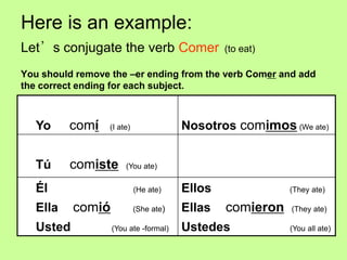 Preterite verbs | PPT