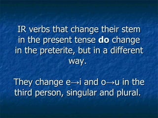 Preterite Tense | PPT