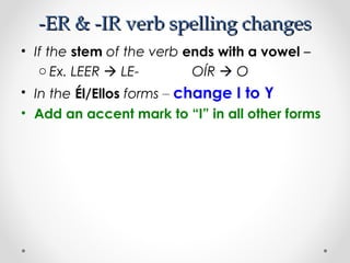 Preterite er and ir verbs | PPT