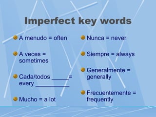 Preterite vs. imperfect | PPT