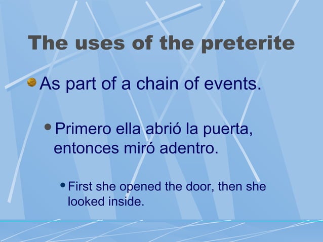 Preterite vs. imperfect | PPT
