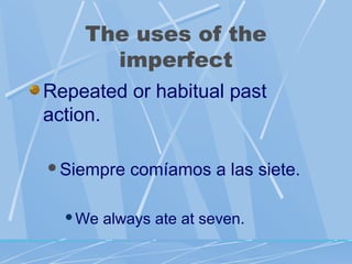 Preterite vs. imperfect | PPT