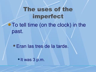 Preterite vs. imperfect | PPT