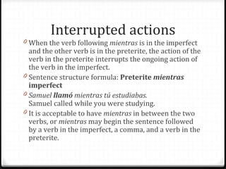 Preterite vs | PPT