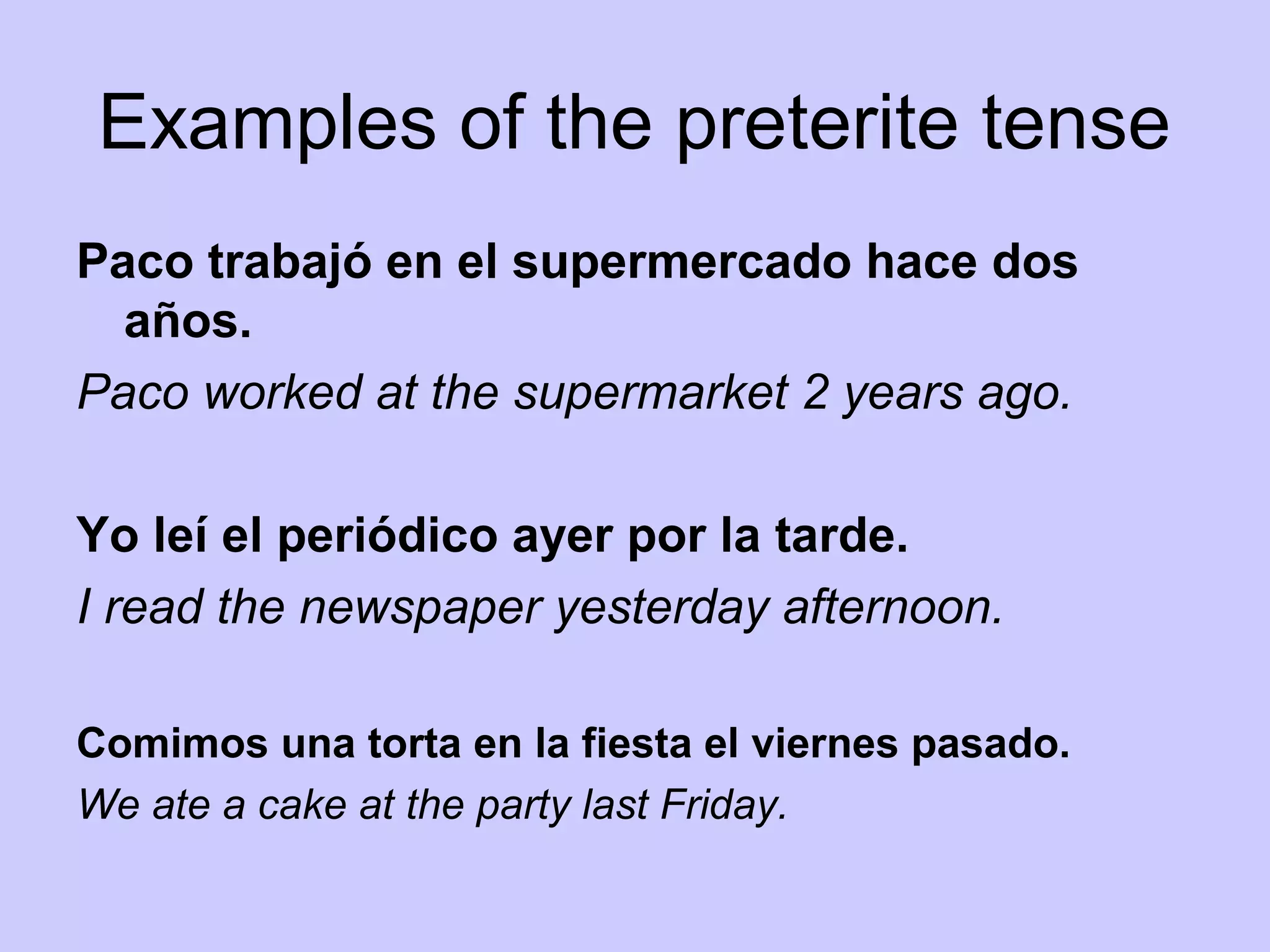 Preterite vs imperfect.ppt | PPT
