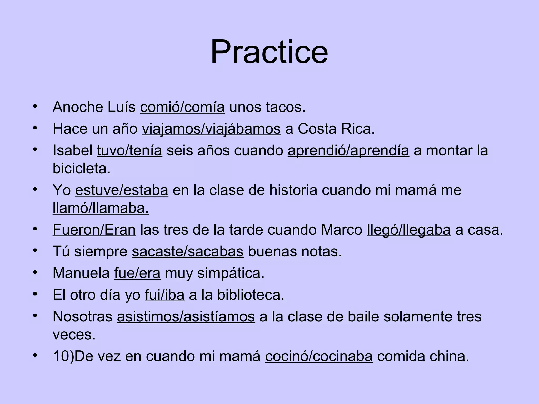 Preterite vs imperfect.ppt | PPT