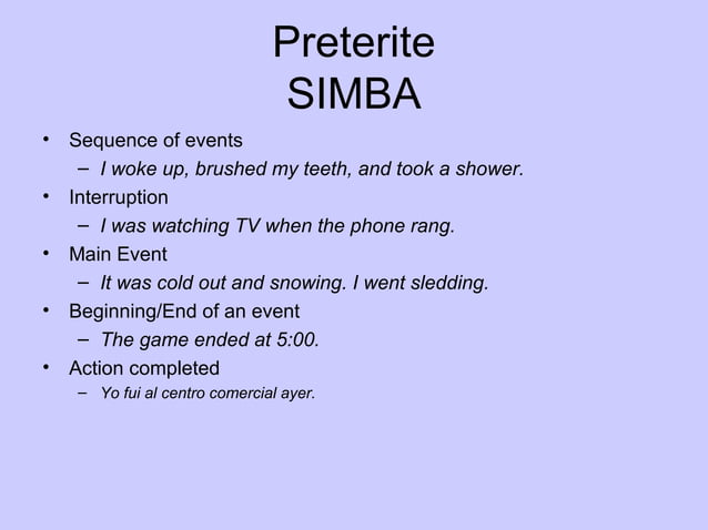 Preterite vs imperfect.ppt | PPT