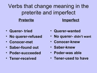 Preterite vs imperfect.ppt | PPT