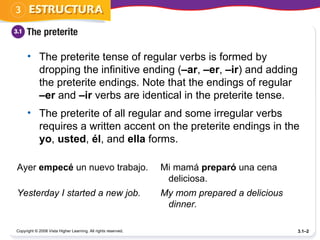 Preterito | PPT