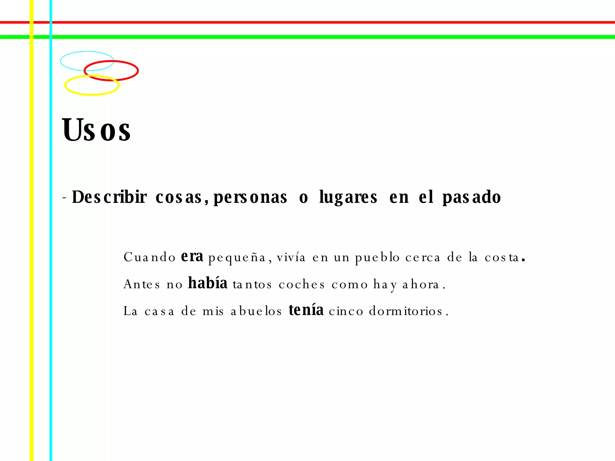Pretérito imperfecto | PPT