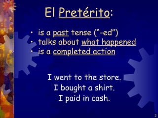 Preterito | PPT