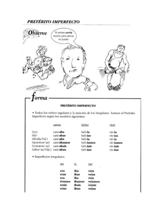 Preterito imperfecto explicacion | DOCX