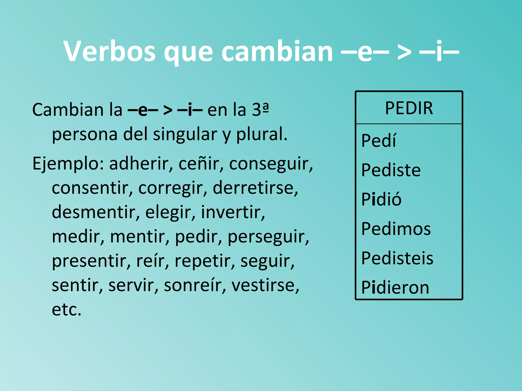 Preterito indefinido | PPT