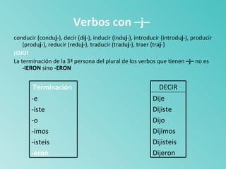 Preterito indefinido | PPT
