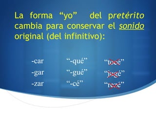 Preterito irregulares | PPT