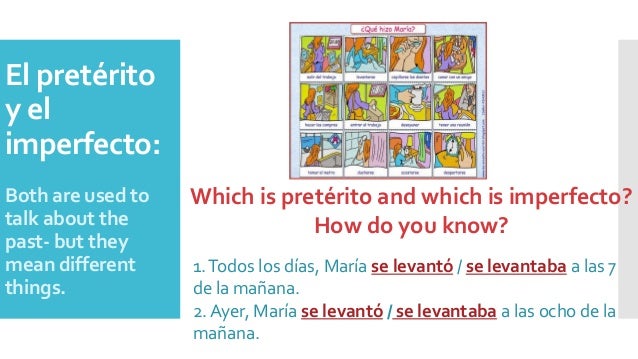 Pretérito vs. imperfecto II