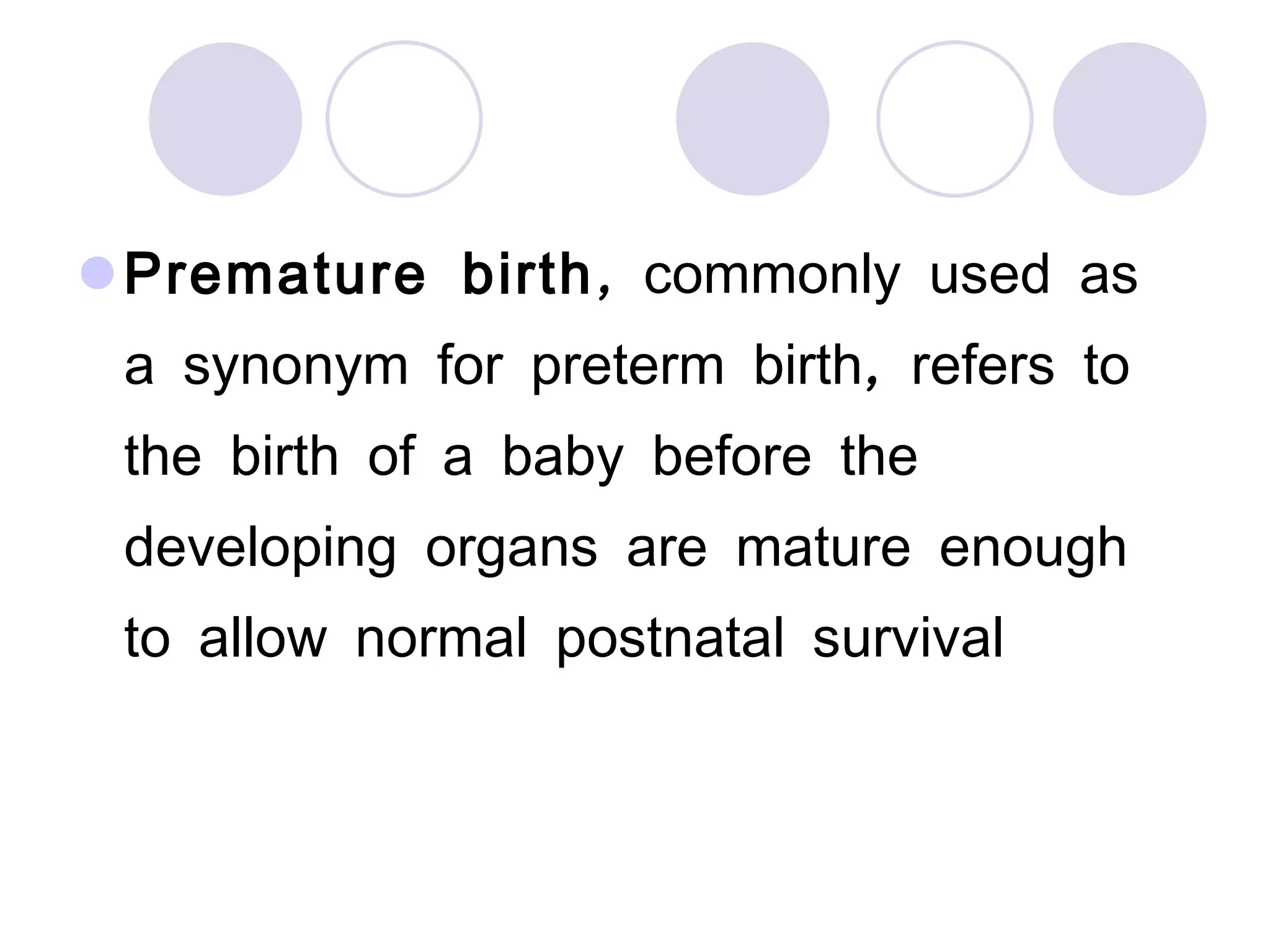 Preterm | PPT
