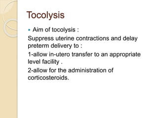 Preterm LABOUR | PPTX