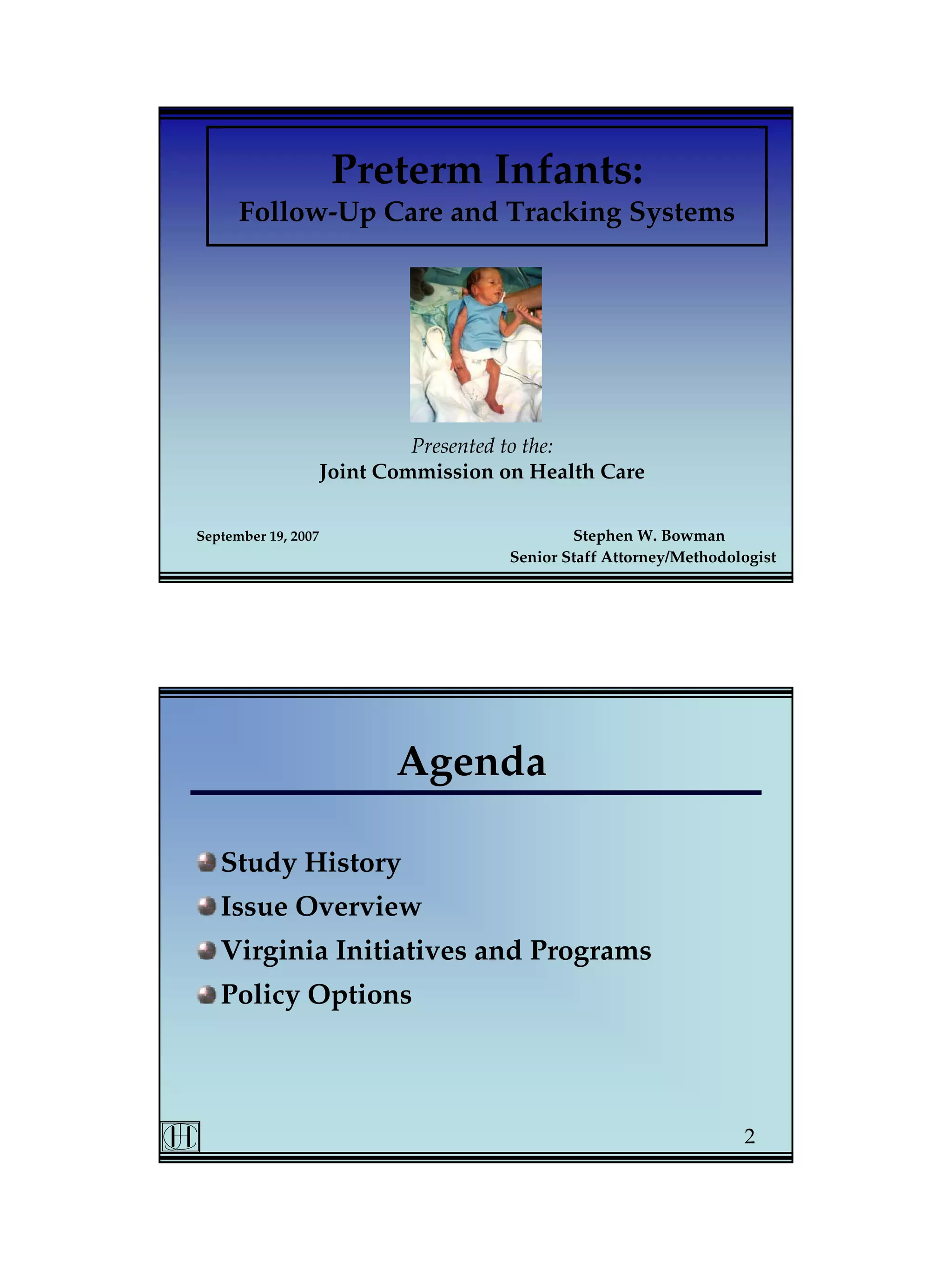 Preterm Infants And Follow Up Care And Tracking Systems | PDF