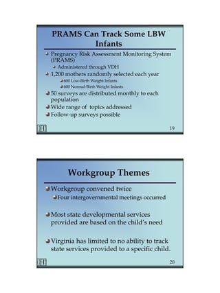 Preterm Infants And Follow Up Care And Tracking Systems | PDF ...