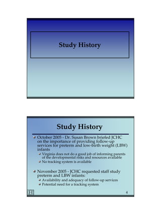 Preterm Infants And Follow Up Care And Tracking Systems | PDF ...