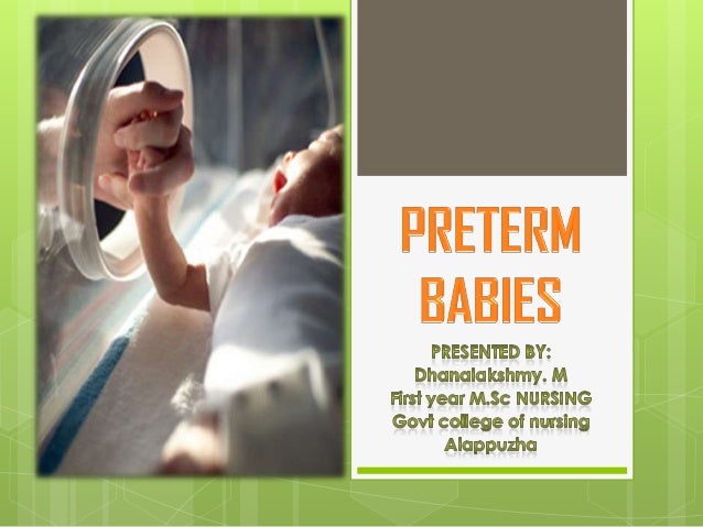 Preterm babies..............