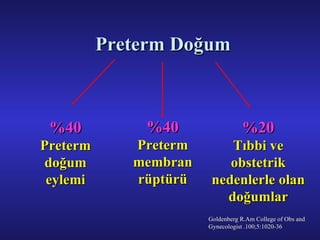 Preterm eylem | PPT