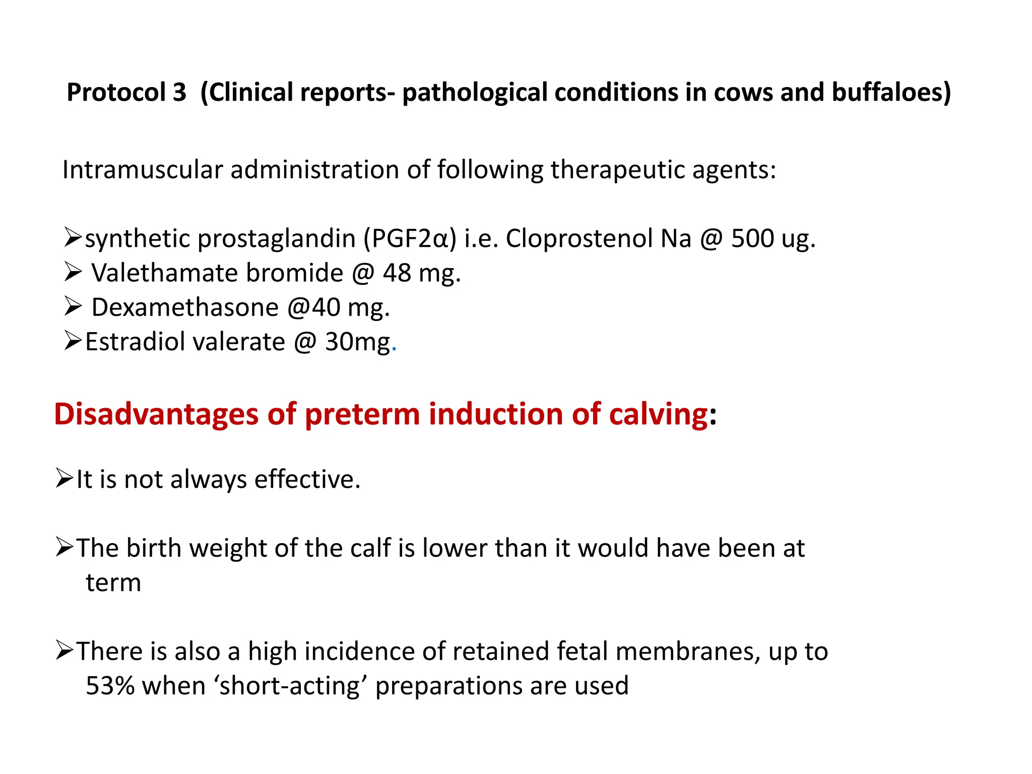 Preterm_induction_of_parturition in animals | PPTX