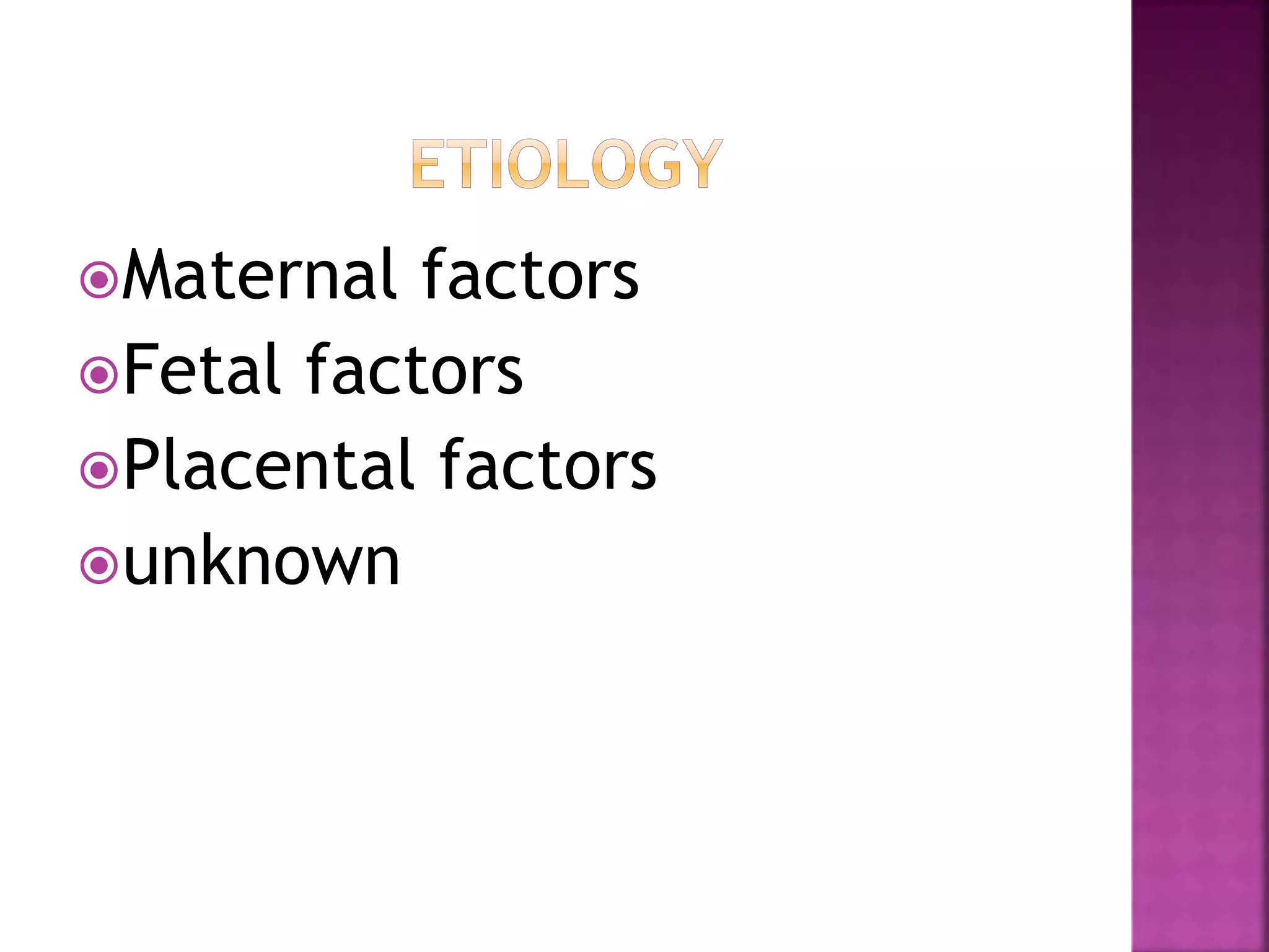 Preterm infant,small for gestation age and postterm infant | PPTX