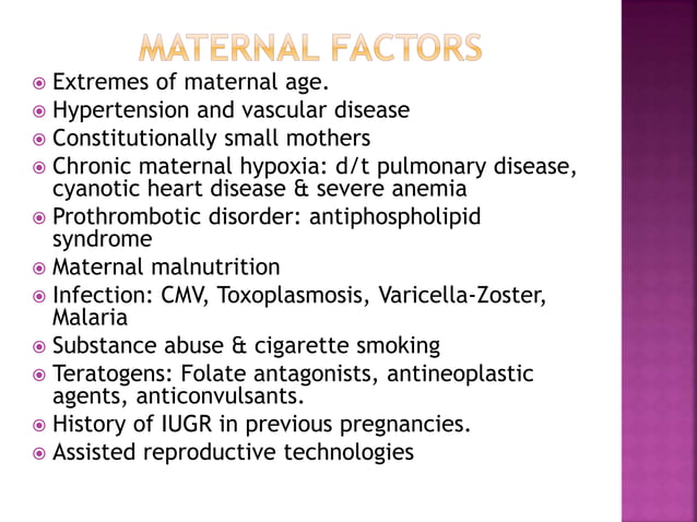 Preterm infant,small for gestation age and postterm infant | PPTX