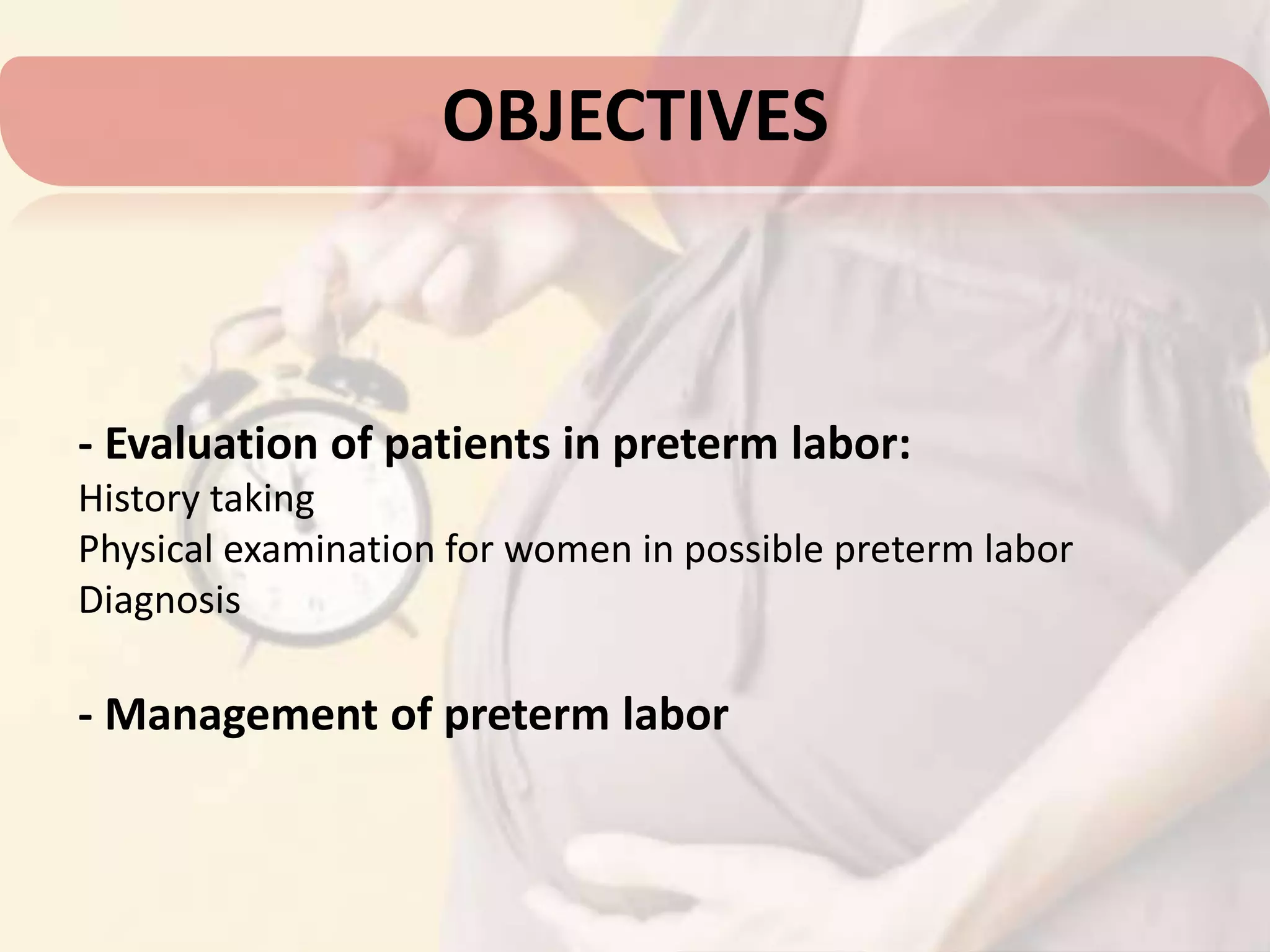 Preterm labor | PPTX