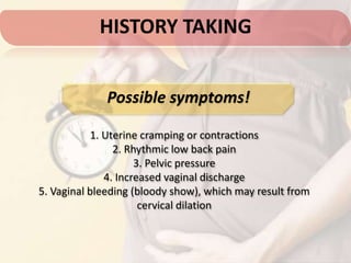 Preterm labor | PPTX