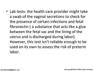 Preterm labor | PPT