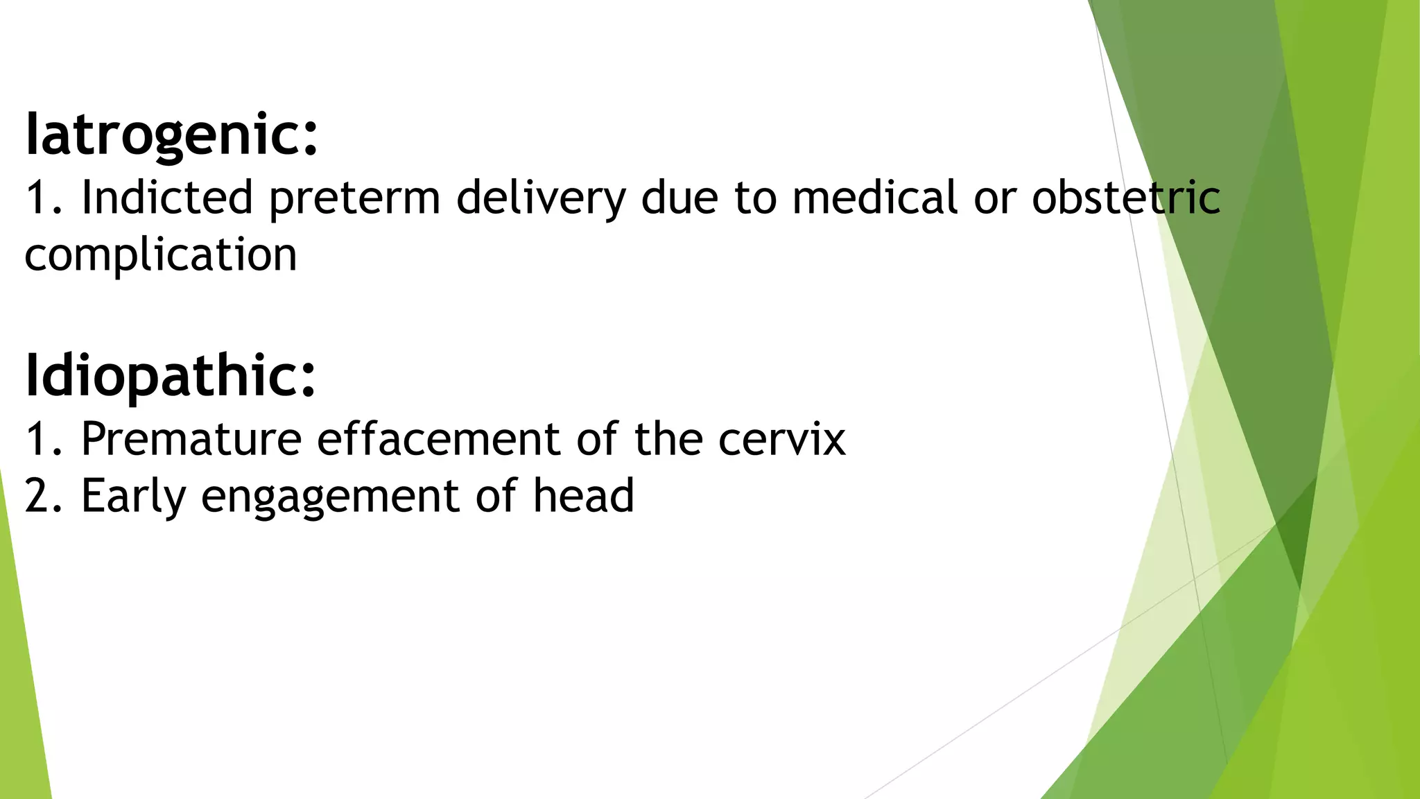Management of Preterm labor | PPTX