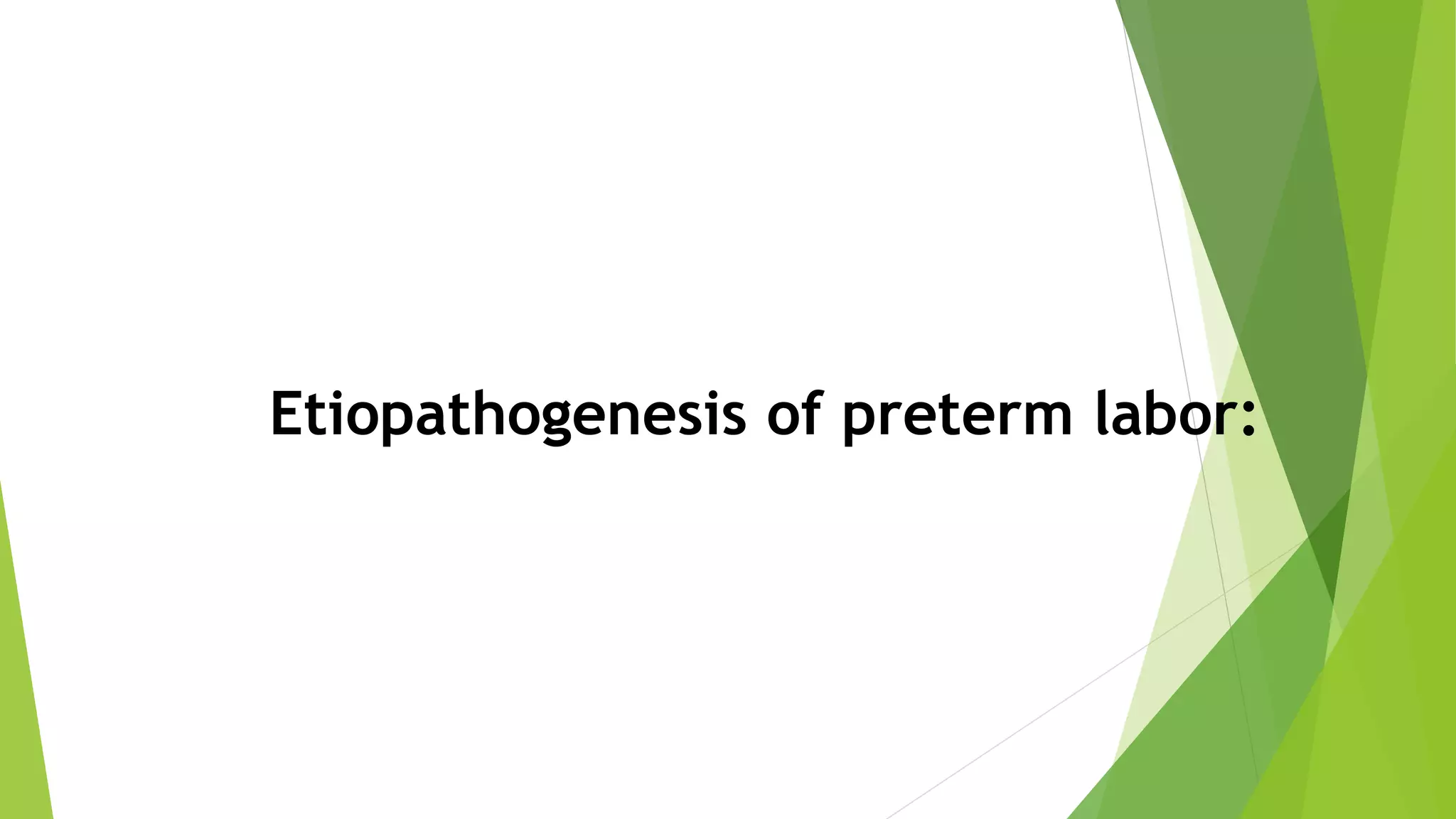 Management of Preterm labor | PPTX