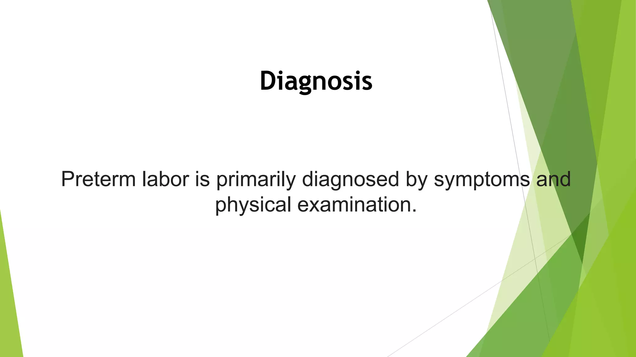 Management of Preterm labor | PPTX