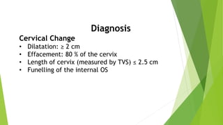Management of Preterm labor | PPTX