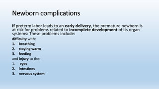 Preterm labor | PPTX